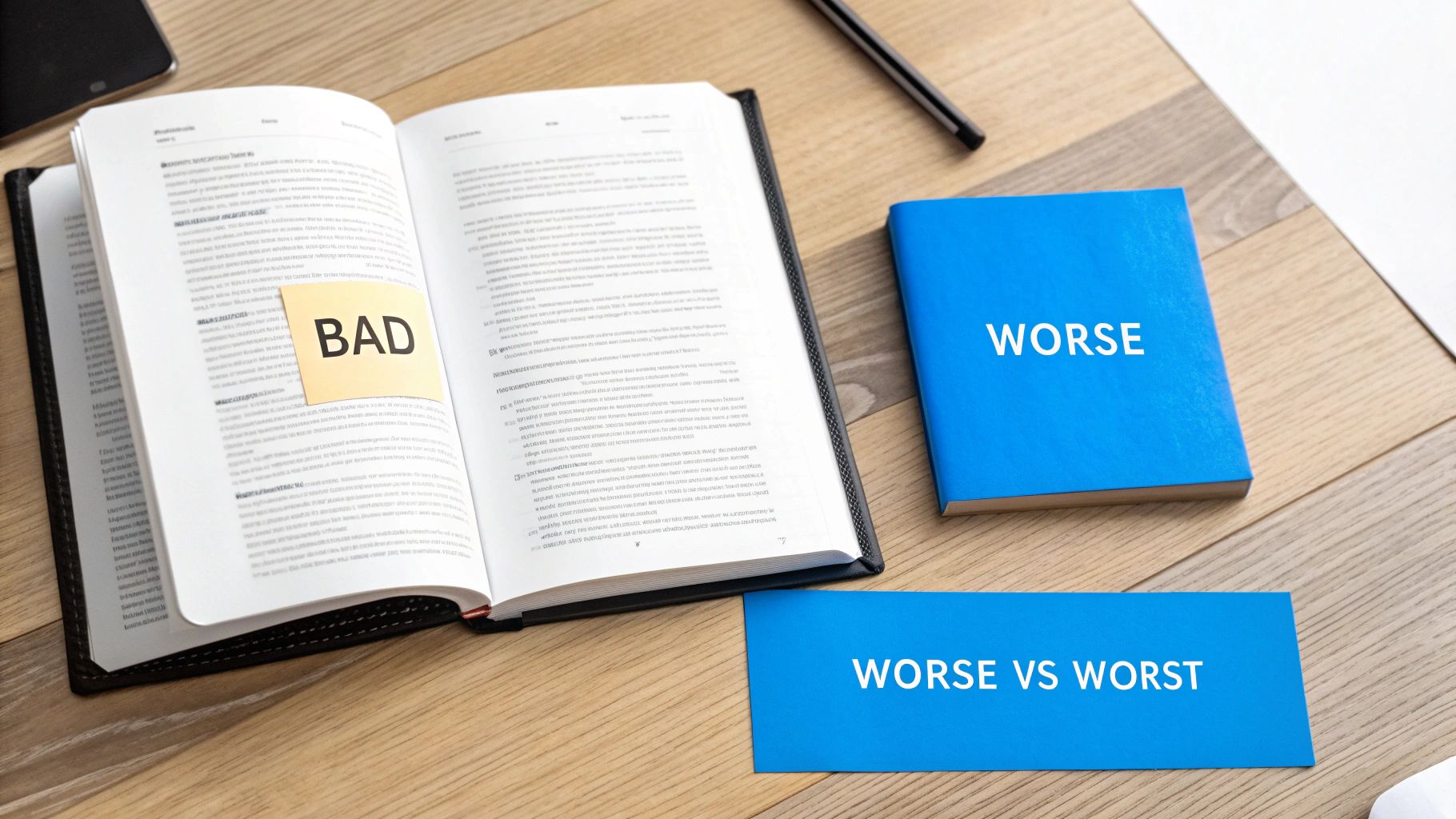 Word Spinner - Bad Comparative Superlative: A Simple Guide