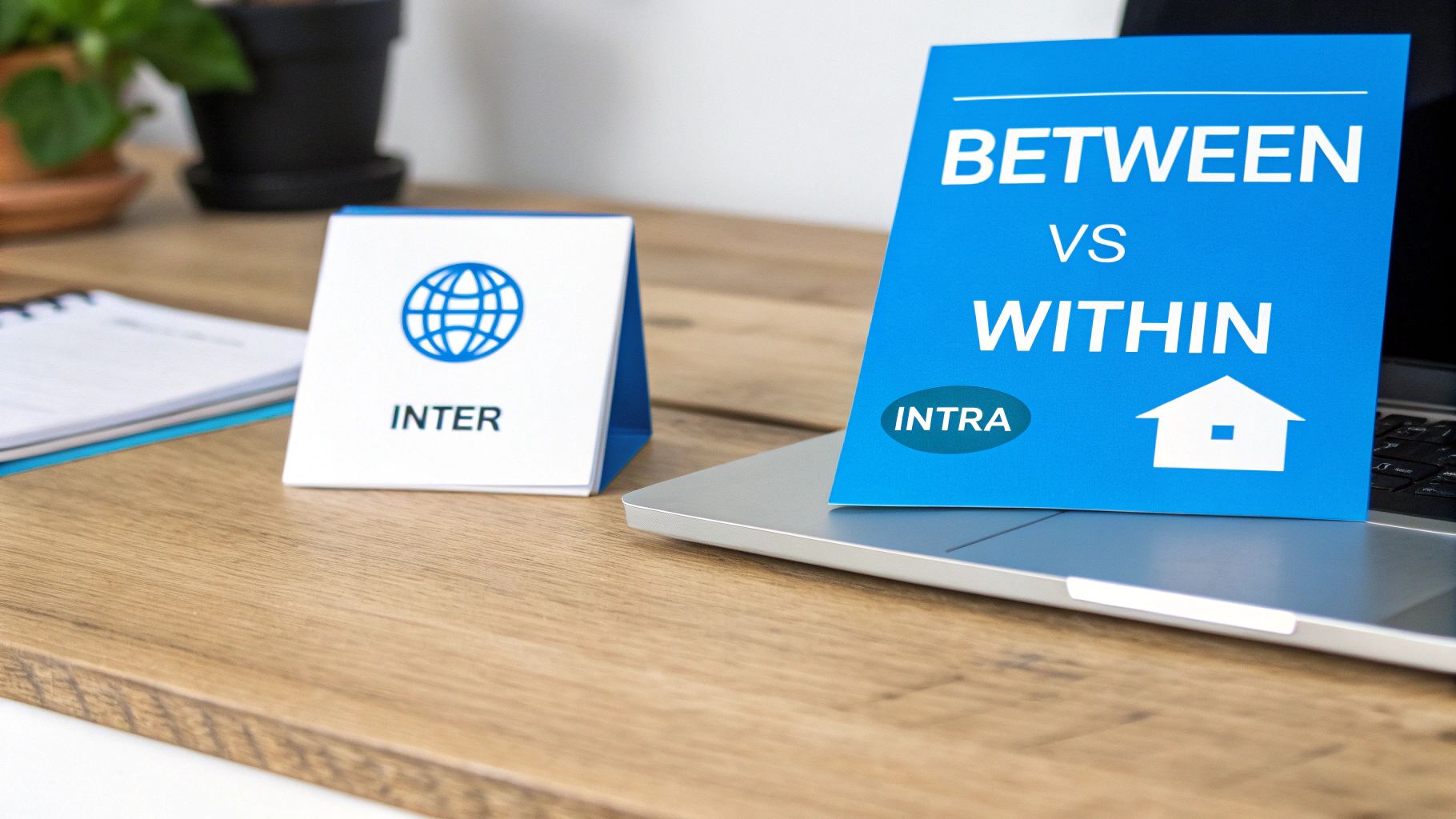 Word Spinner - Inter vs Intra Meaning Explained in Simple Terms