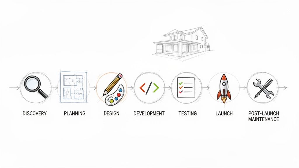 A Guide to the 7 Stages in Website Development | hostAI Blog