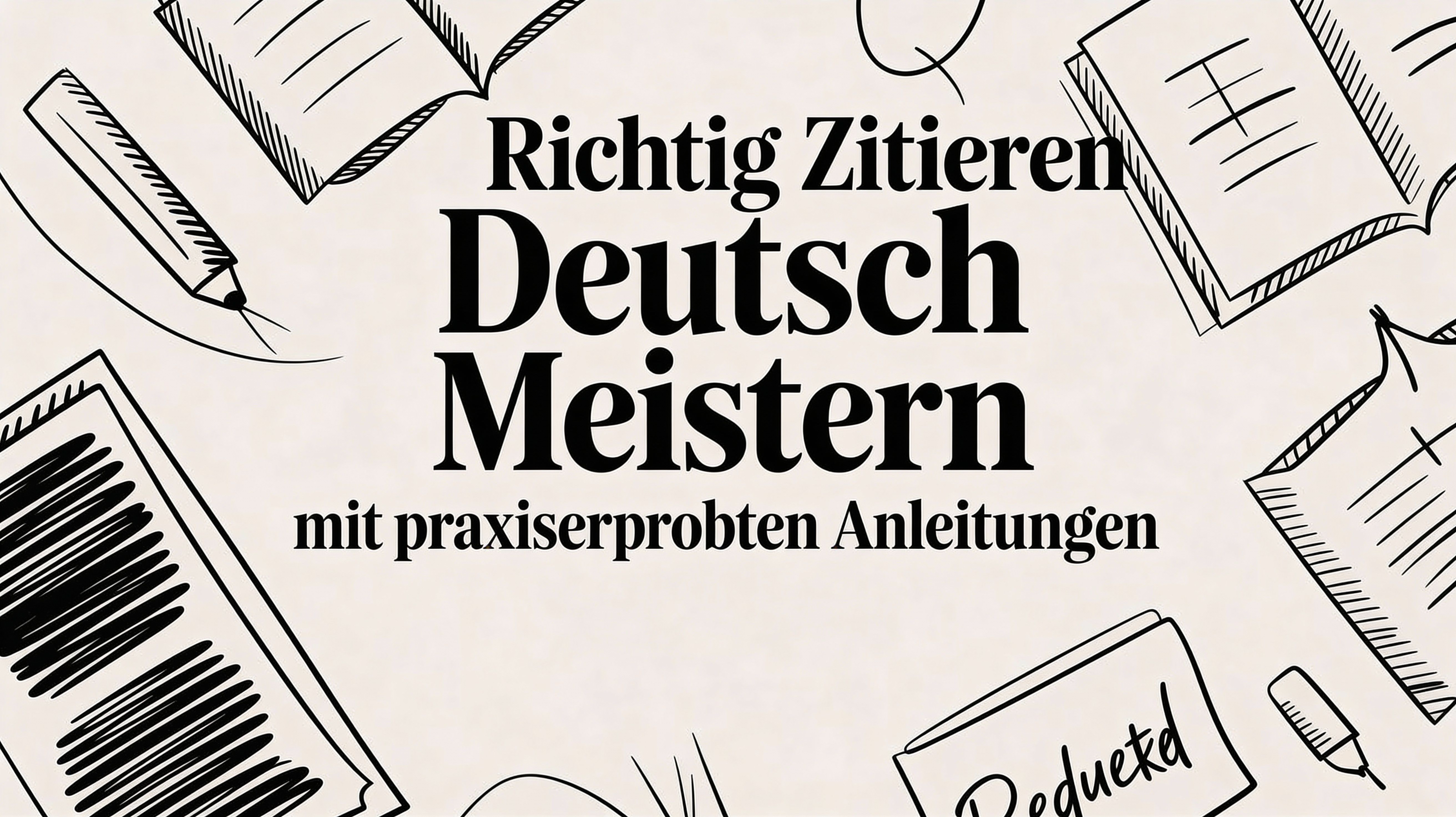 Richtig zitieren deutsch meistern mit praxiserprobten anleitungen ...