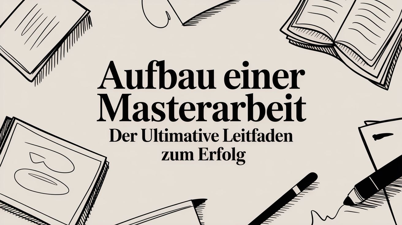 Aufbau einer masterarbeit der ultimative leitfaden zum erfolg ...