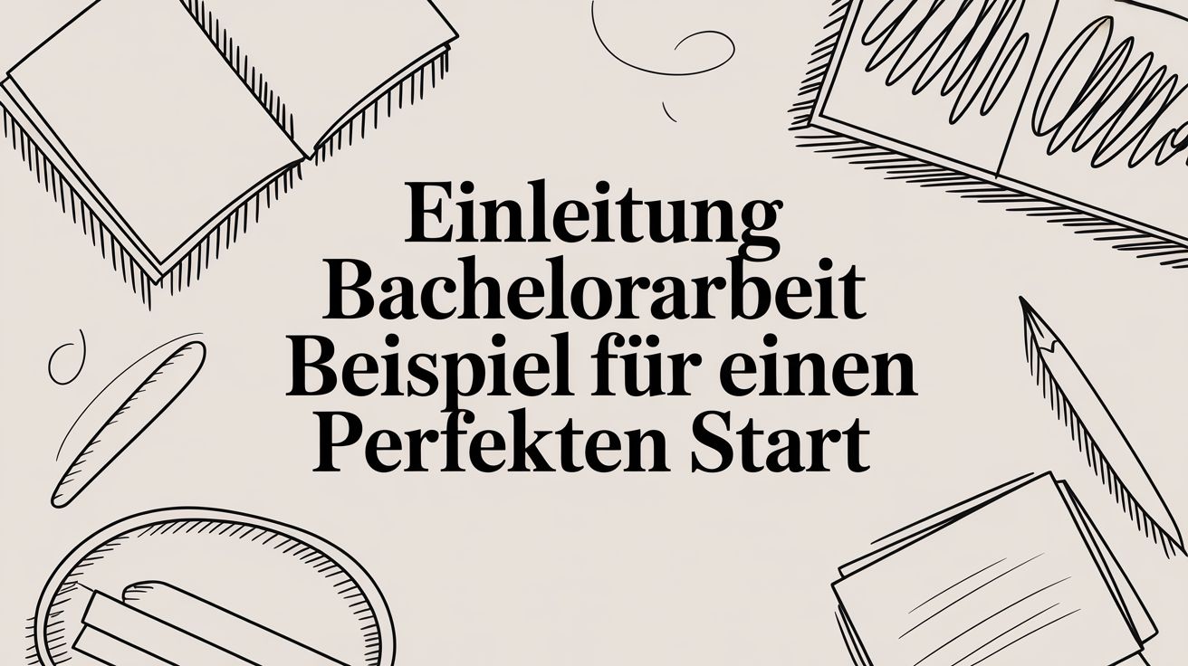 Einleitung bachelorarbeit beispiel für einen perfekten start ...