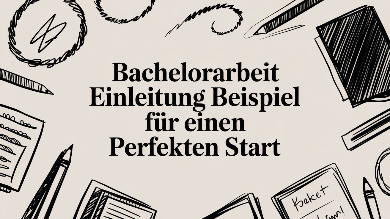 Bachelorarbeit einleitung beispiel für einen perfekten start ...
