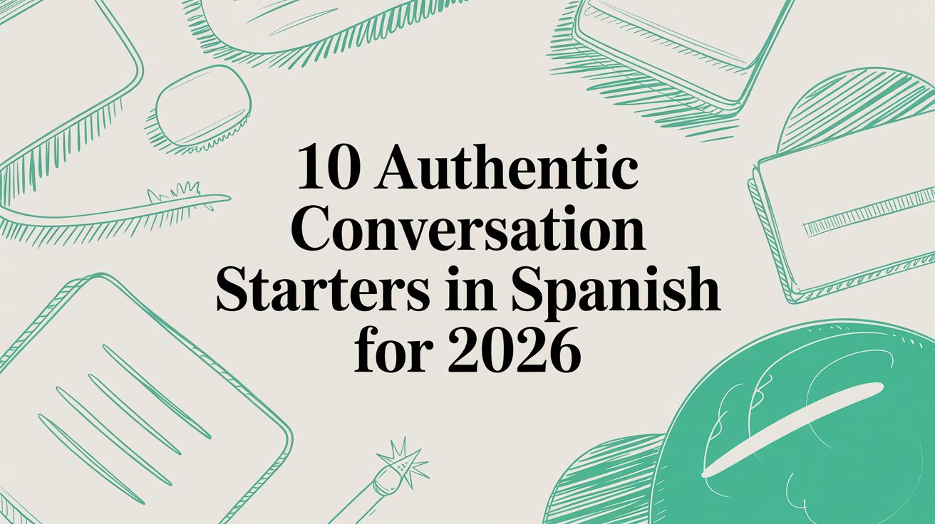 10 Authentic Conversation Starters in Spanish for 2026 | How to learn a ...