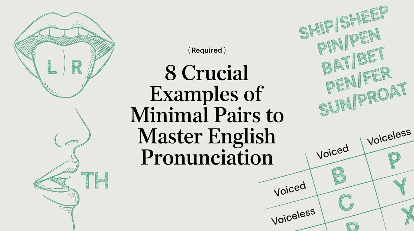 8 Crucial Examples of Minimal Pairs to Master English Pronunciation ...