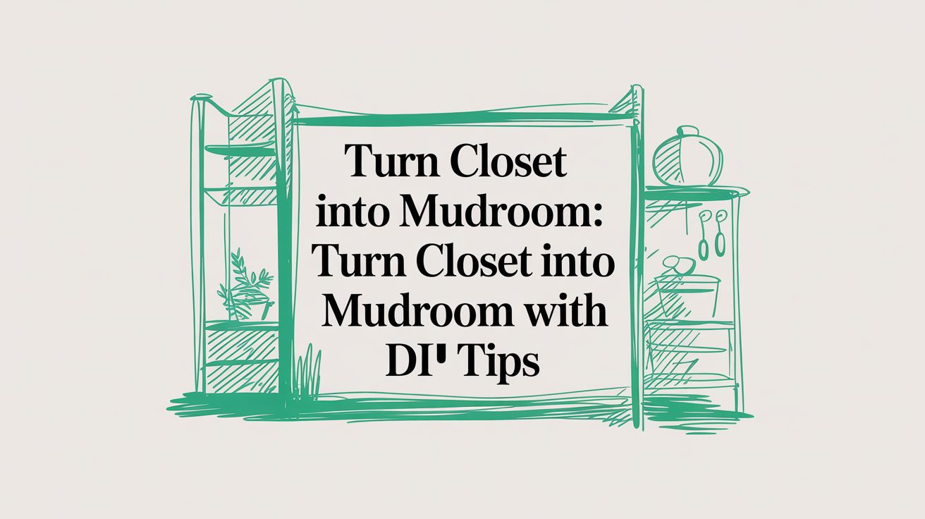 Turn Closet Into Mudroom: A DIY Guide to Creating a Functional Entryway ...