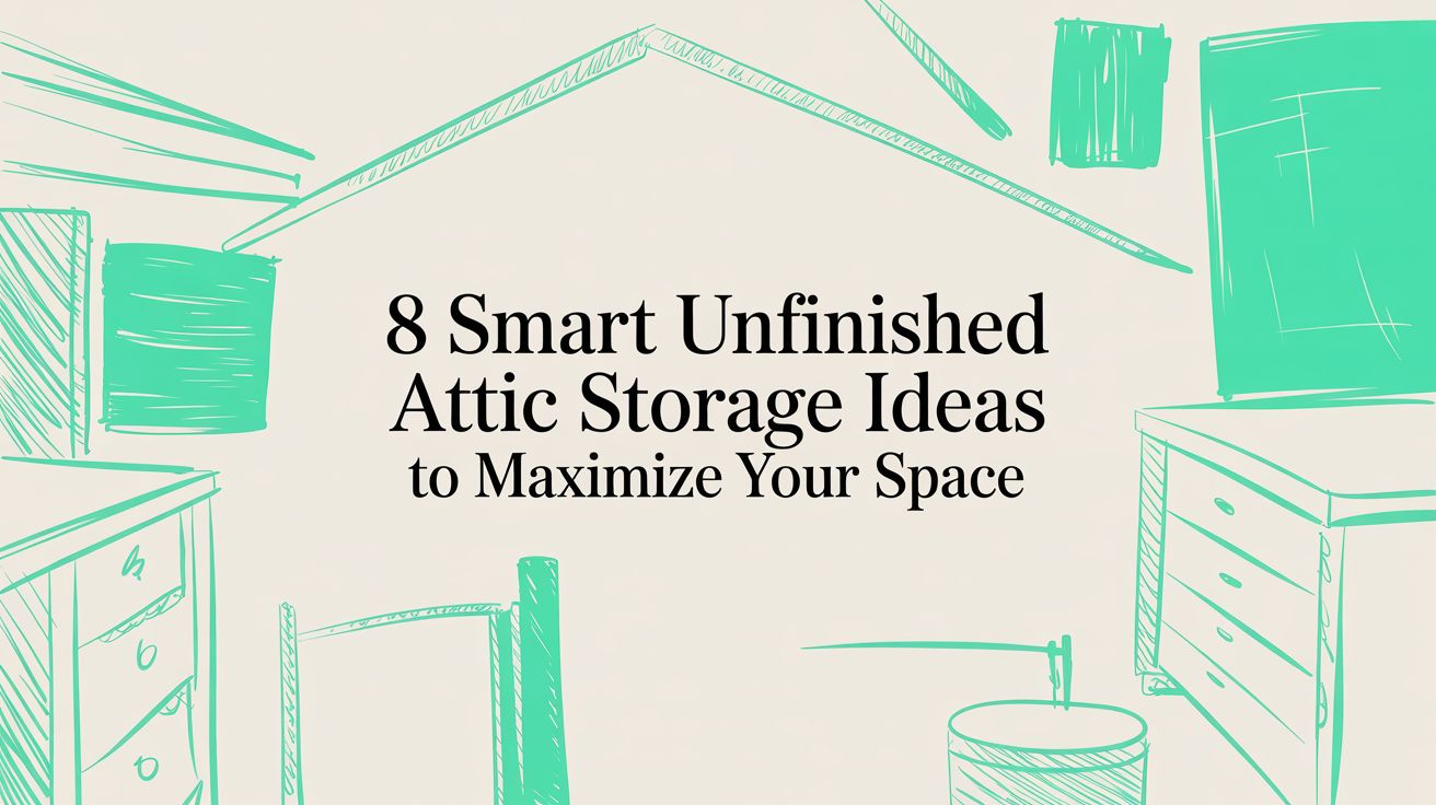 8 Smart Unfinished Attic Storage Ideas to Maximize Your Space ...