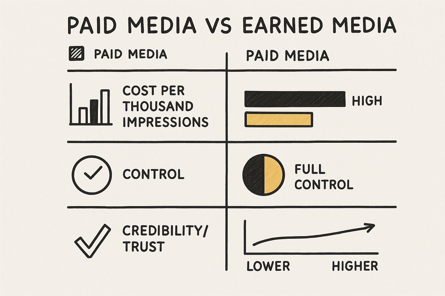 Earned Media vs Paid Media A Complete Guide - Press Ranger