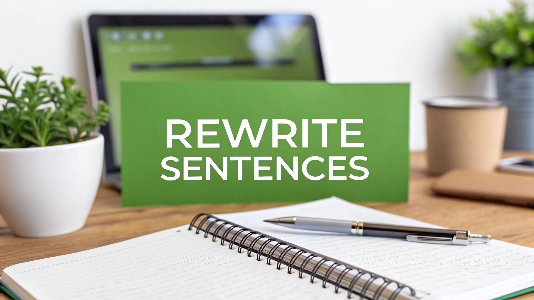 Rewrite the Sentences for Clarity and Impact | Natural Write