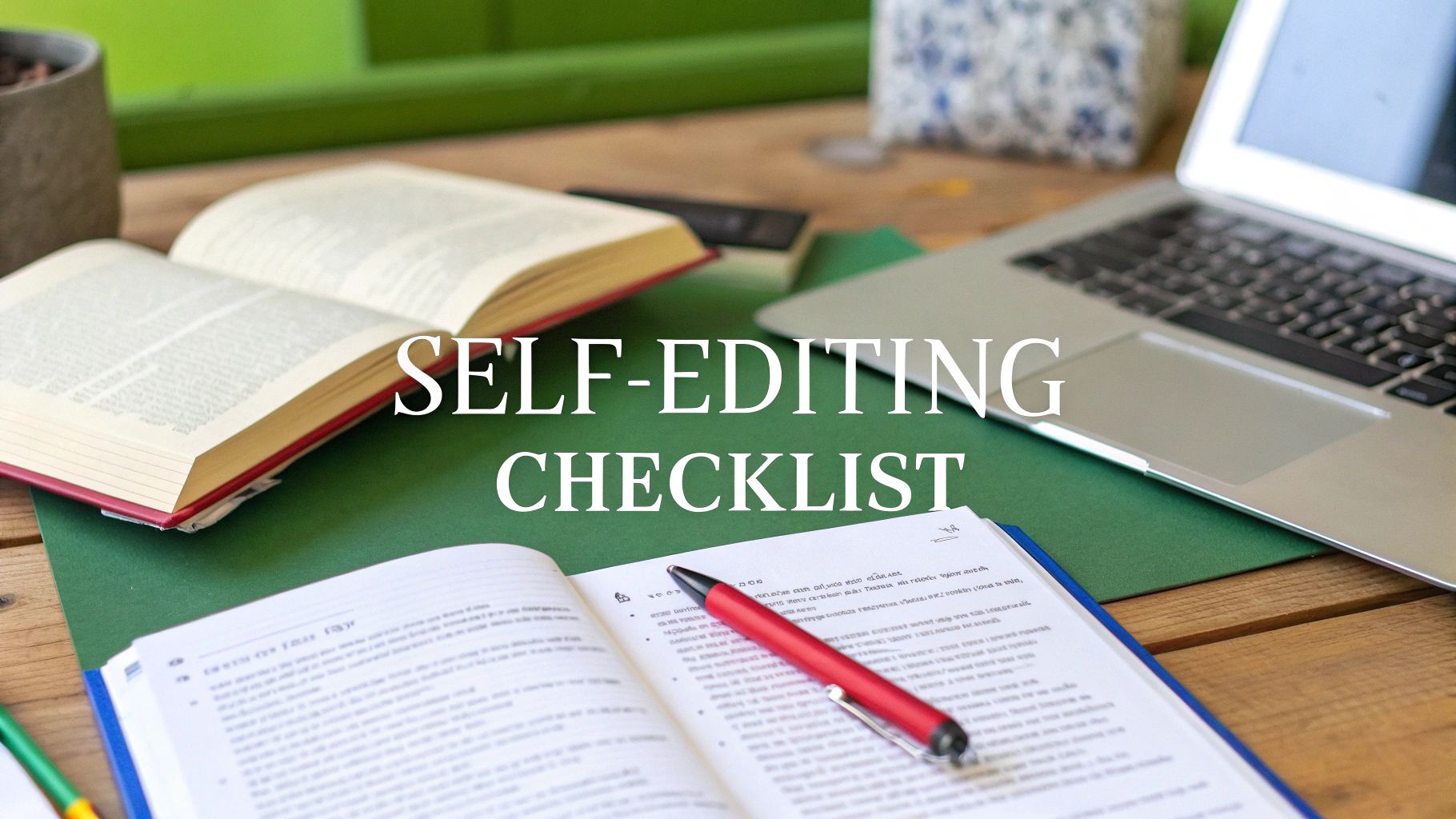 The Ultimate Self Editing Checklist: 8 Steps for 2025 | Natural Write