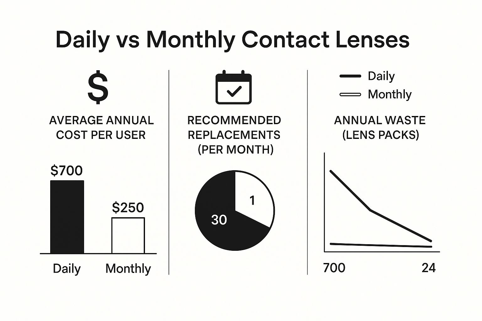 Daily Contact Lenses vs Monthly An Honest Comparison