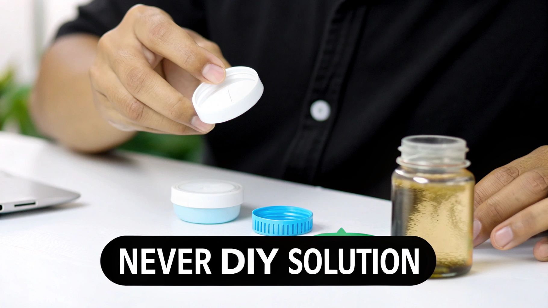 How to Make Contact Solution Safely (Spoiler You Can't)