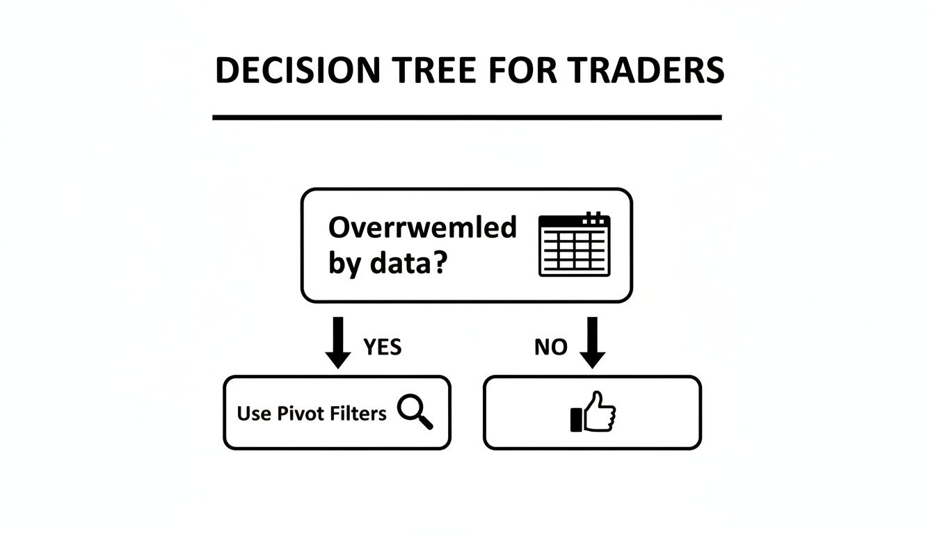 Pivot table filters: Turn Trading Data into Actionable Insights