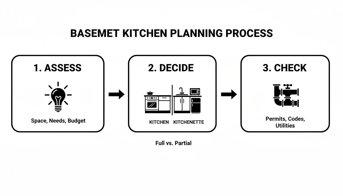 Your Ultimate Basement Kitchen Design Guide