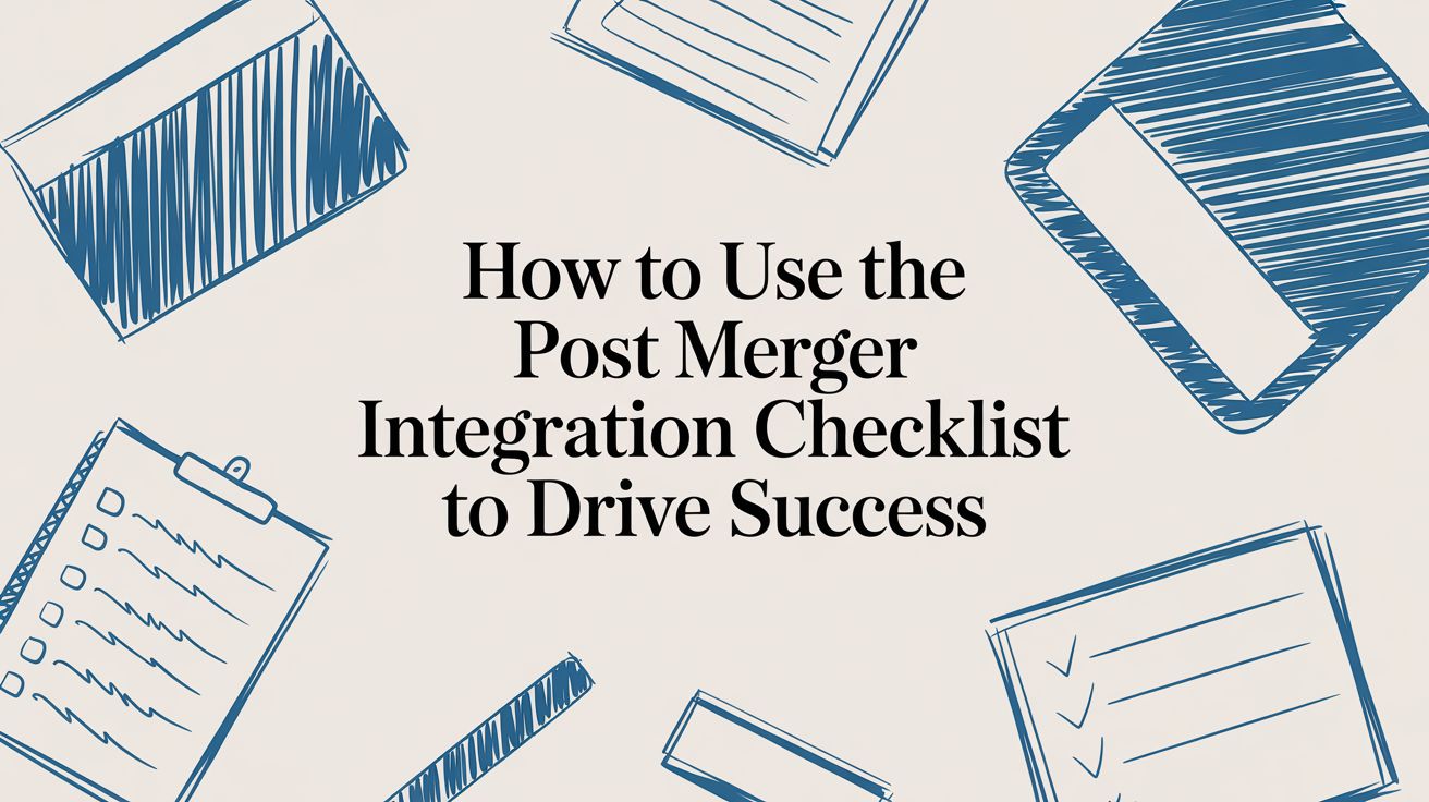 How to Use the Post Merger Integration Checklist to Drive Success ...