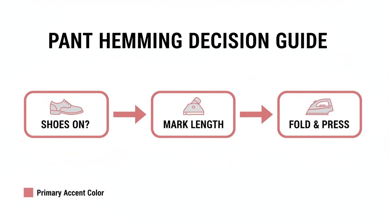 How to Hem Pants by Hand for a Perfect Finish - Display Guru Tailor ...