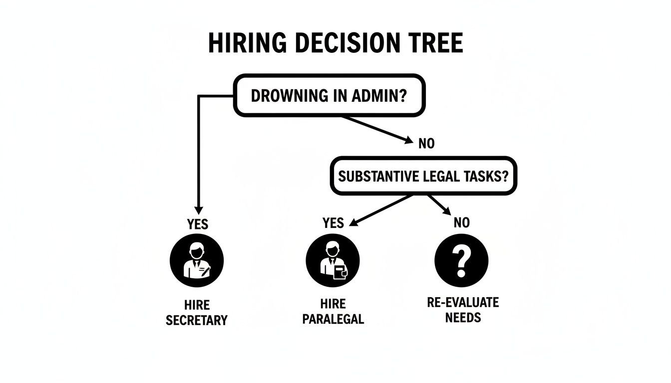 Legal Secretary vs. Paralegal: Who Should You Actually Hire?