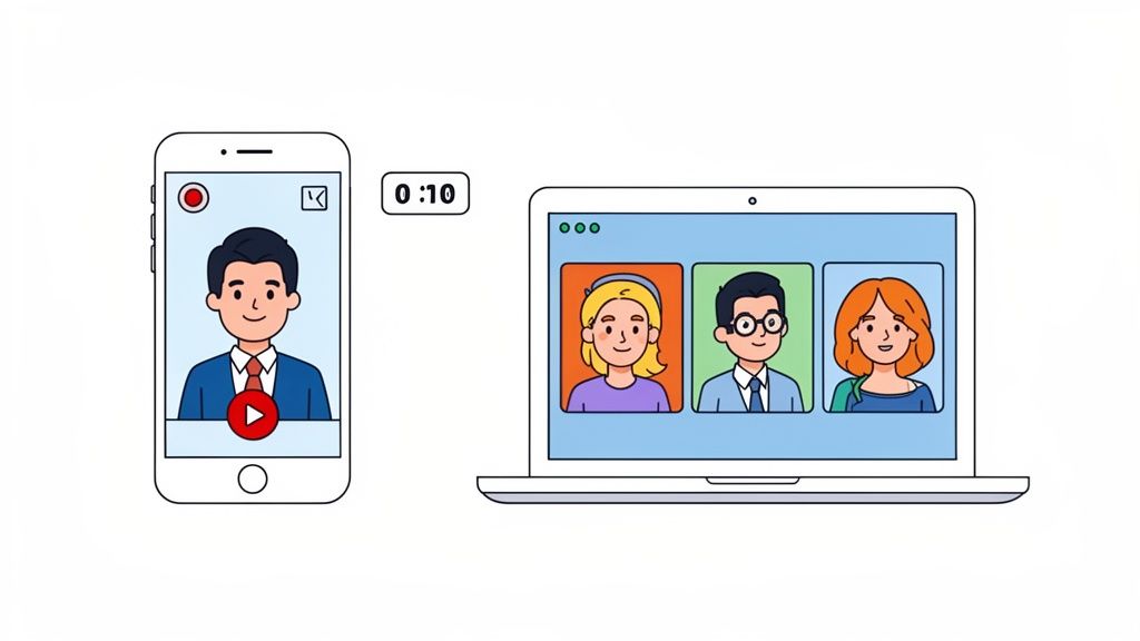 A Guide to One Way Video Interviewing Without Wasting Time