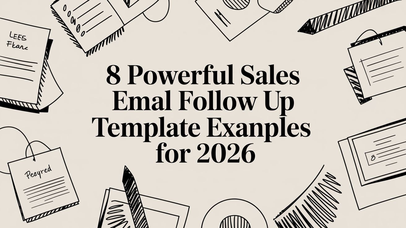 8 Powerful Sales Email Follow Up Template Examples for 2026 | Roger Blog
