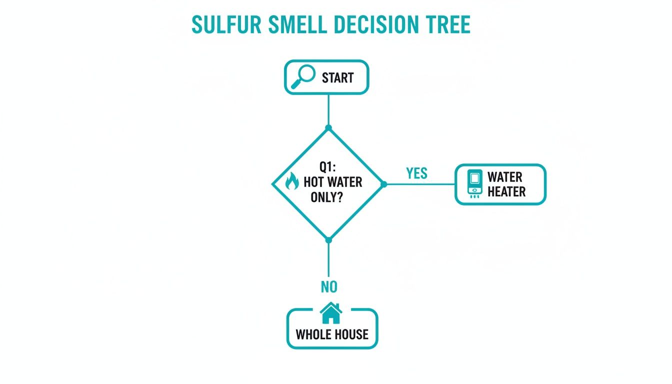 Water smells like sulfur: Quick Fixes and Causes Explained