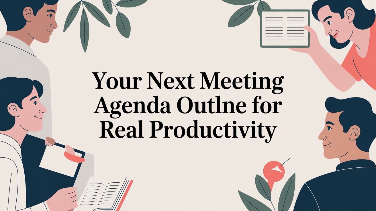 Your Next Meeting Agenda Outline for Real Productivity | Free Planning ...