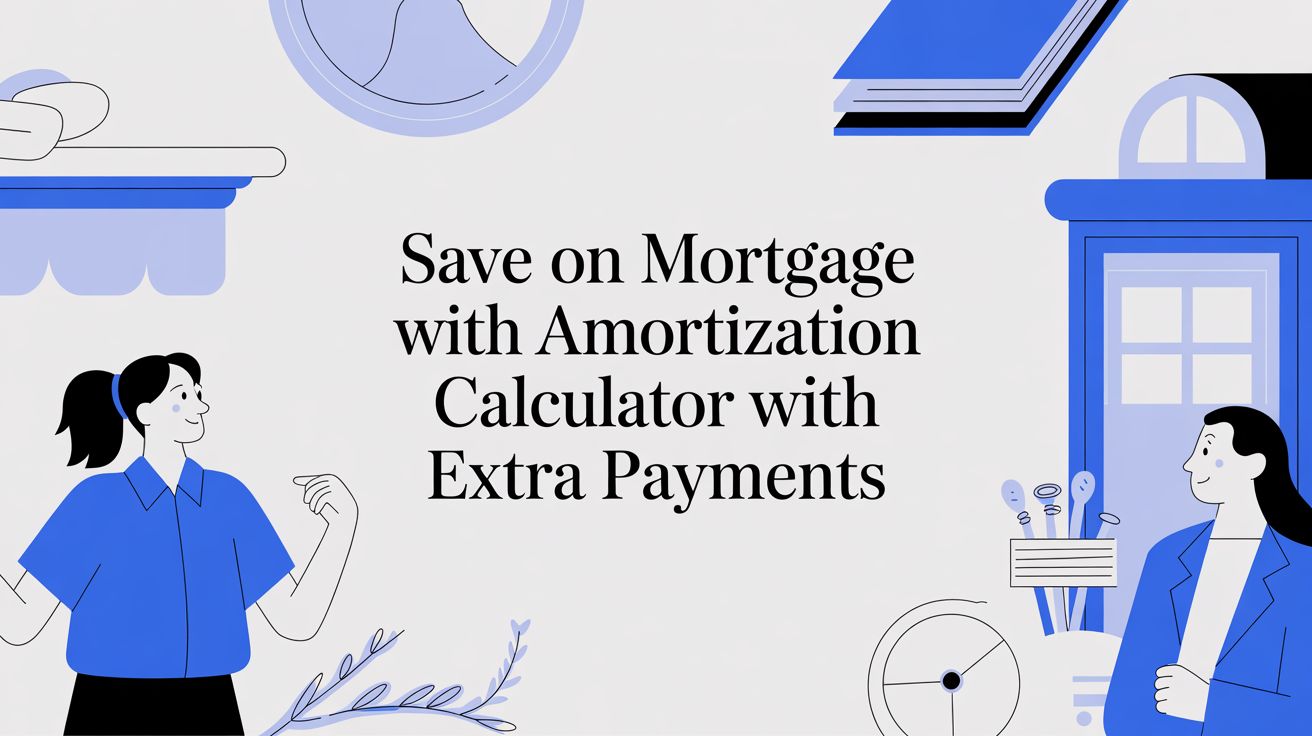 Save on Mortgage with amortization calculator with extra payments