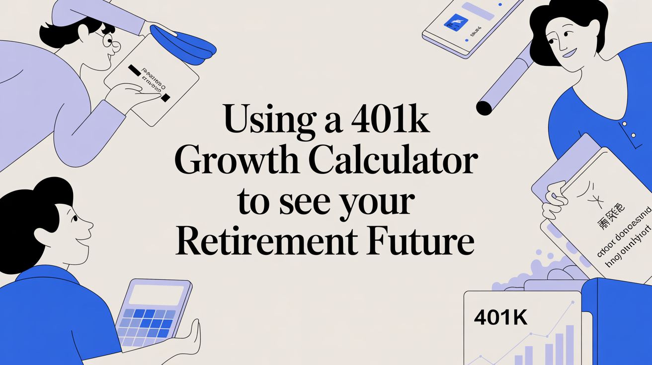 Using a 401k Growth Calculator to See Your Retirement Future