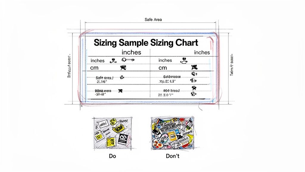 The Complete Sticker Sizing Chart for Perfect Designs