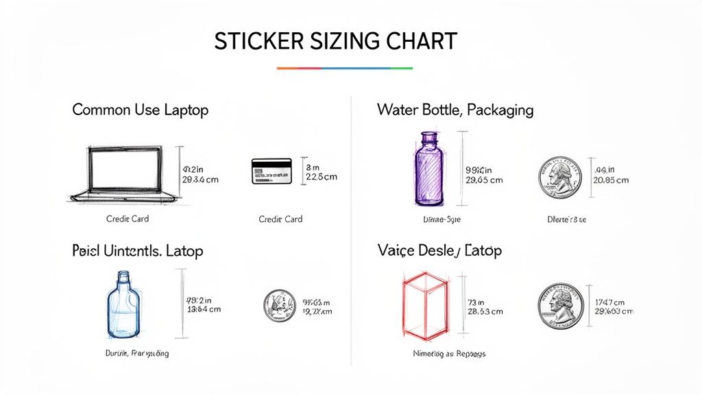 The Complete Sticker Sizing Chart for Perfect Designs