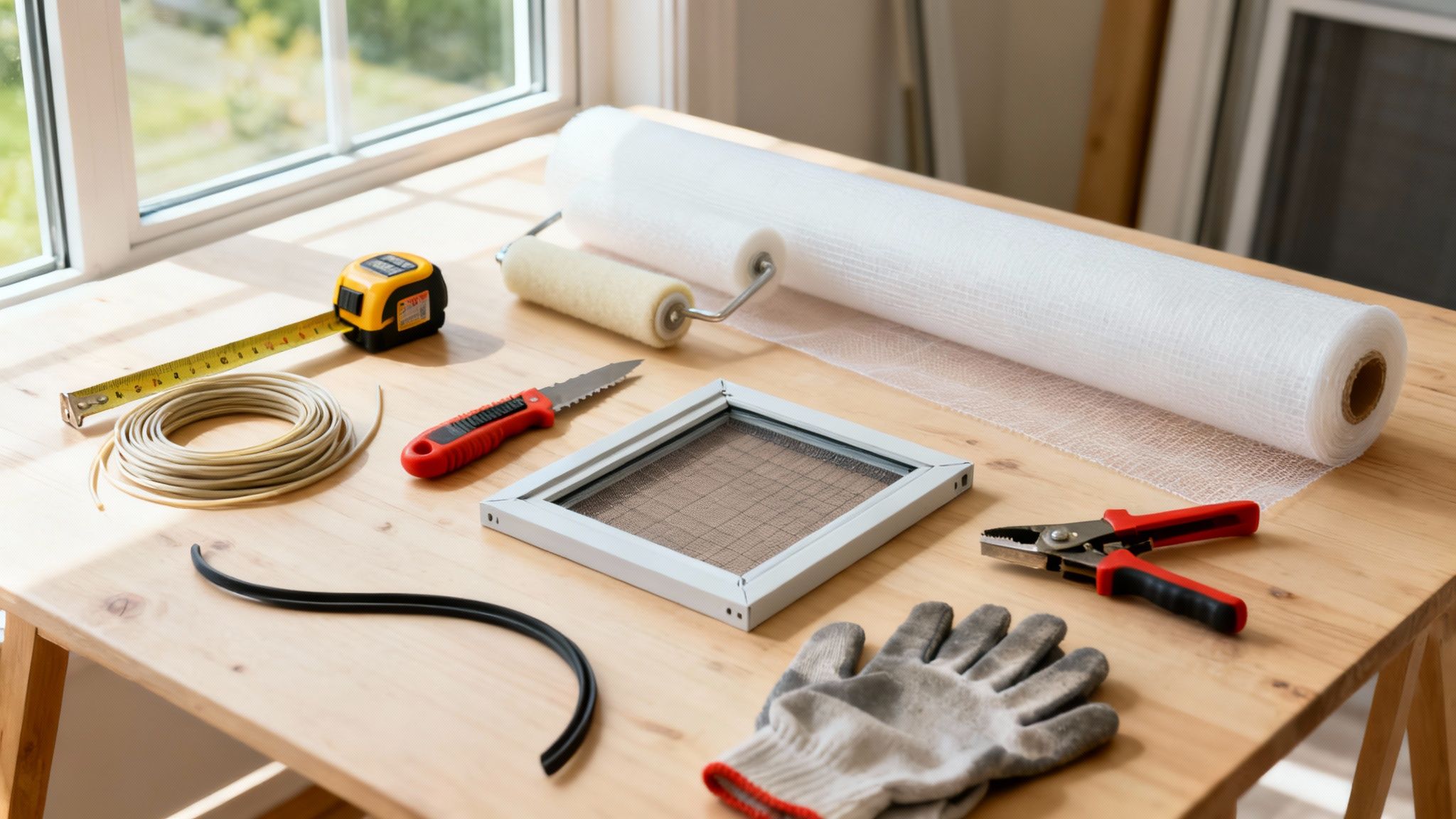 how to replace window screen mesh: quick DIY guide - Sparkle Tech ...