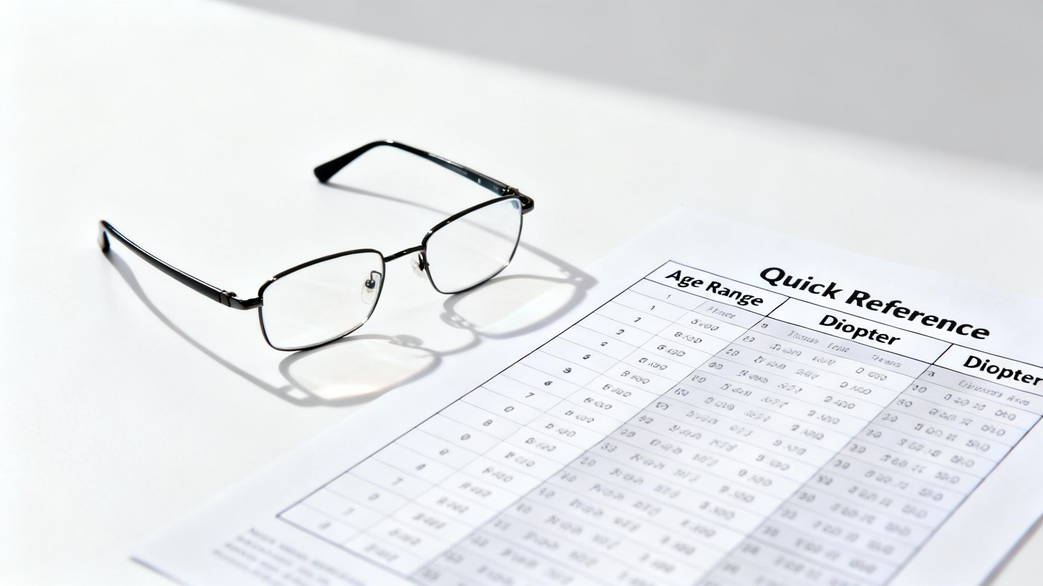 Your Essential Reading Glasses Strength Chart and Guide | Health Choice ...