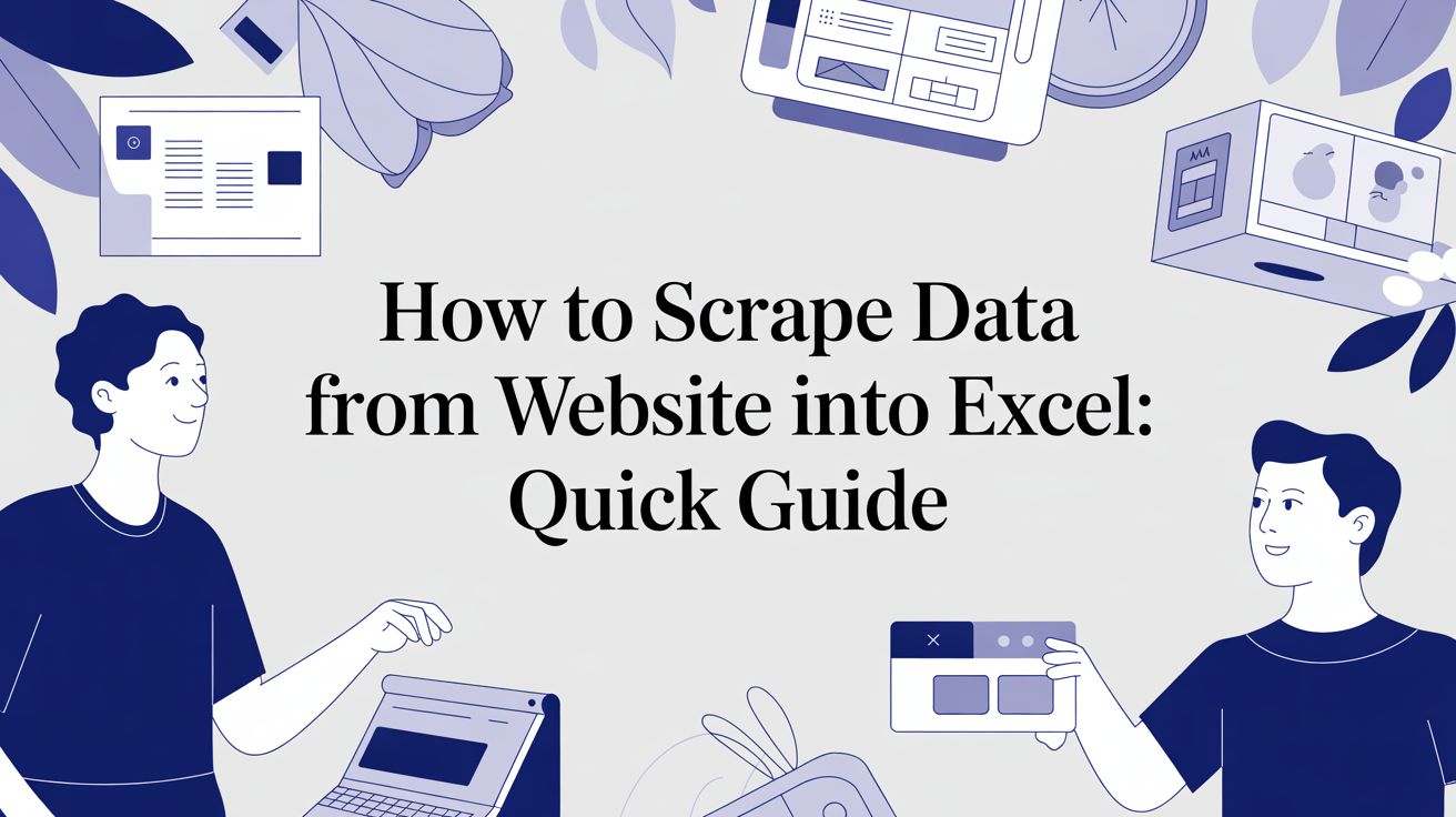 How to scrape data from website into excel: Quick Guide