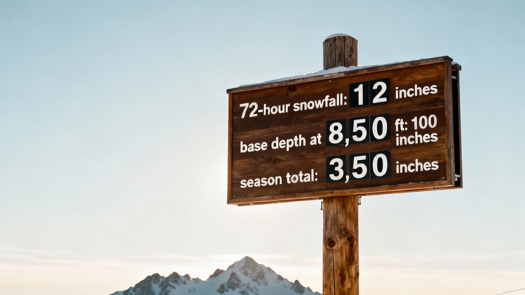 Your Guide to the Alta Ski Area Snow Report: How to Read the Numbers ...