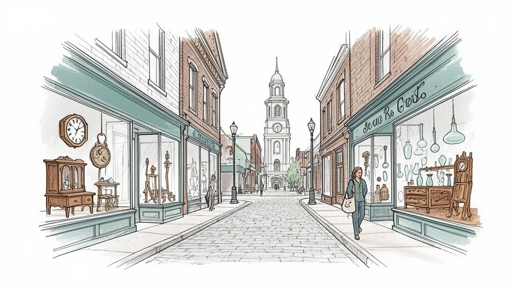 A Guide to the Antique Capital of Oklahoma