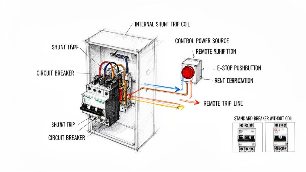 Ultimate Guide: wiring diagram for shunt trip circuit breaker
