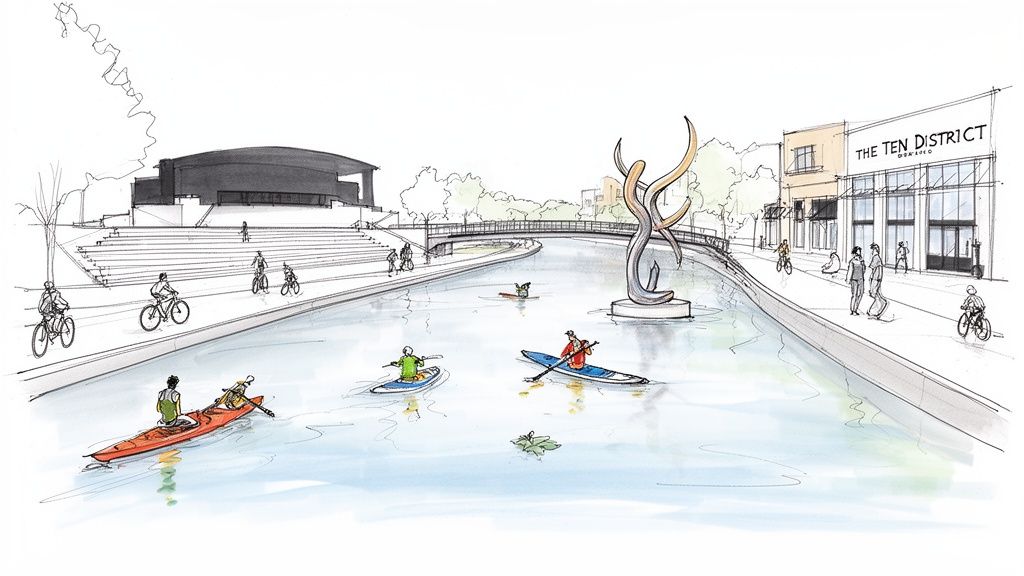 Your Complete Guide to the Riverwalk in Tulsa