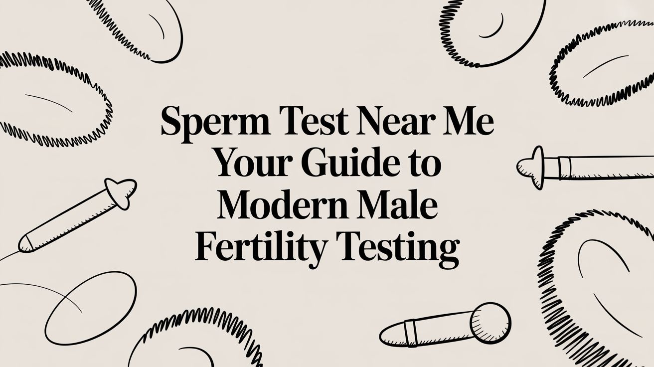 Sperm Test Near Me Your Guide to Modern Male Fertility Testing