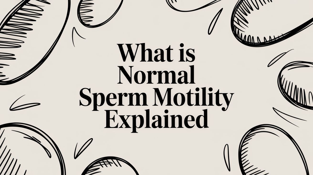 What Is Normal Sperm Motility Explained