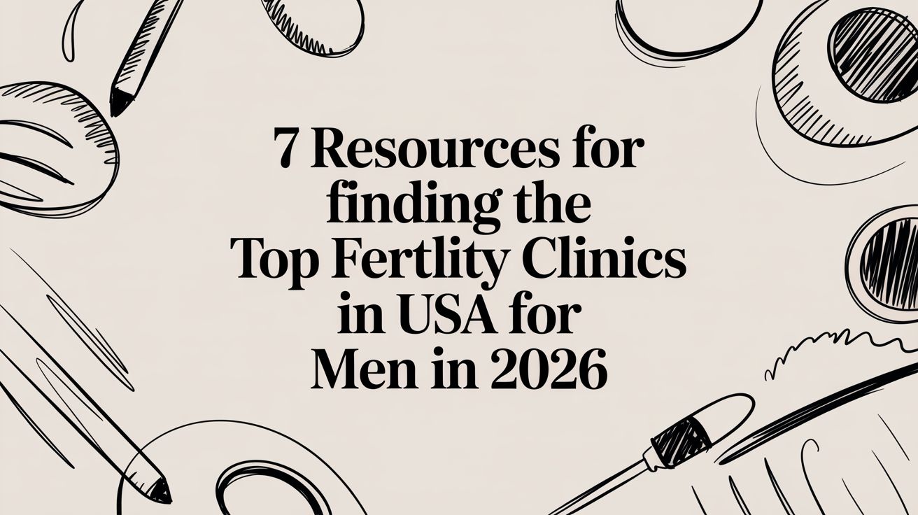 7 Resources for Finding the Top Fertility Clinics in USA for Men in 2026