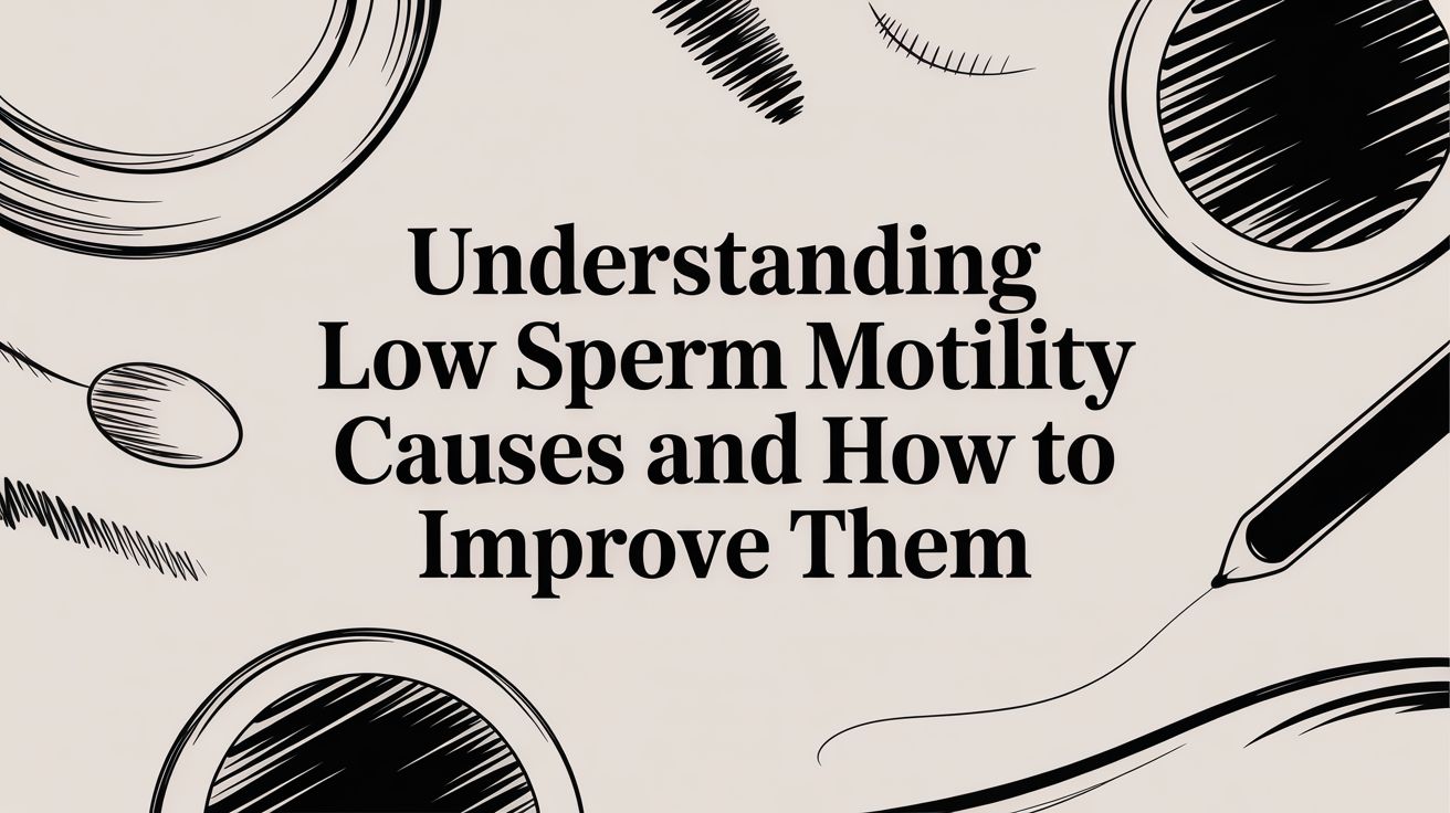 Understanding Low Sperm Motility Causes and How to Improve Them