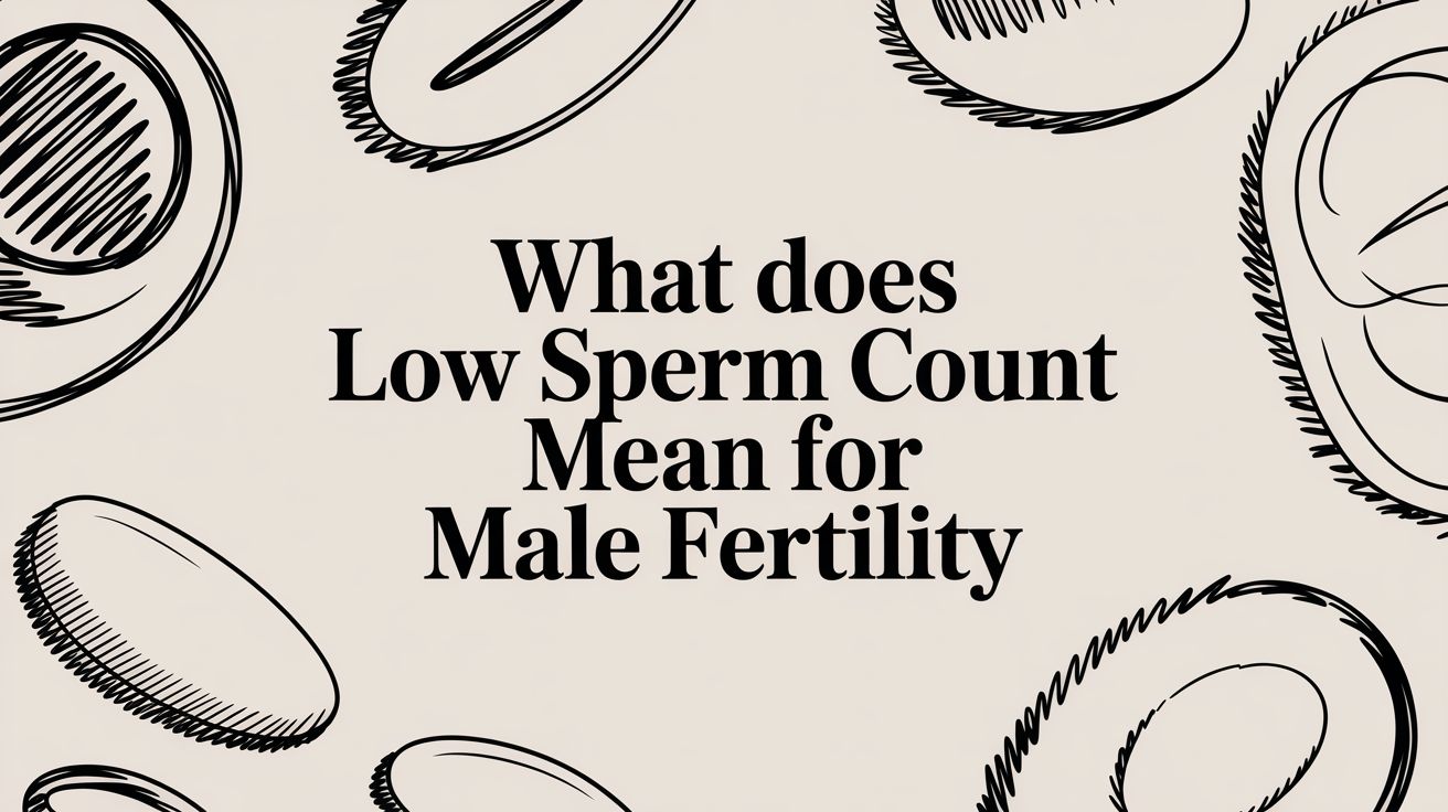 What Does Low Sperm Count Mean for Male Fertility