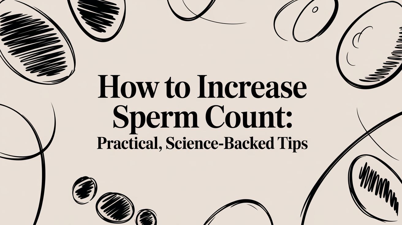 How to increase sperm count: Practical, science-backed tips for men