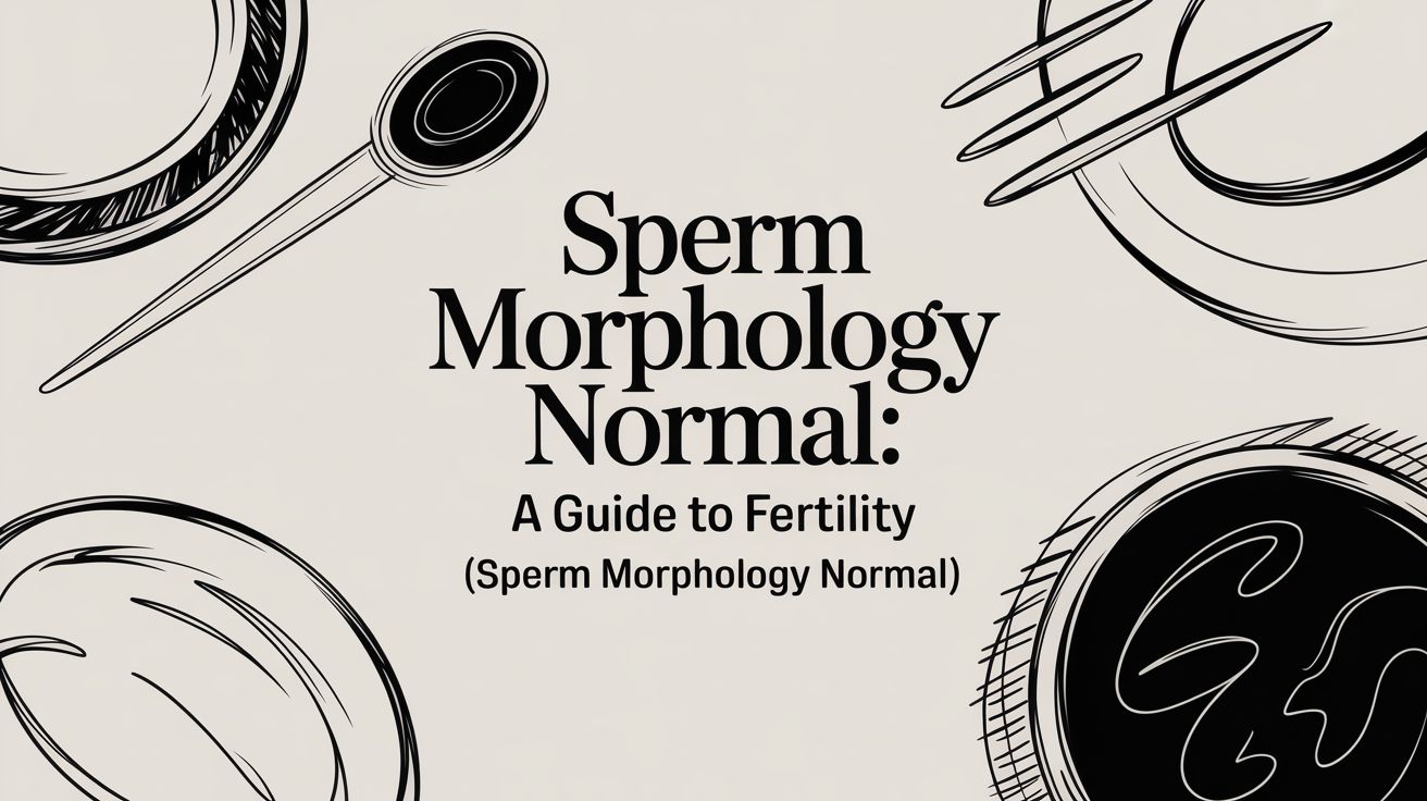 Sperm Morphology Normal: A Guide for Men (sperm morphology normal)