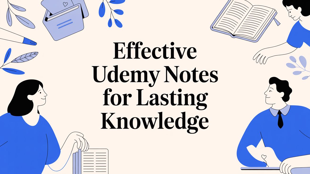 How to Take Effective Notes on Udemy Courses | HoverNotes