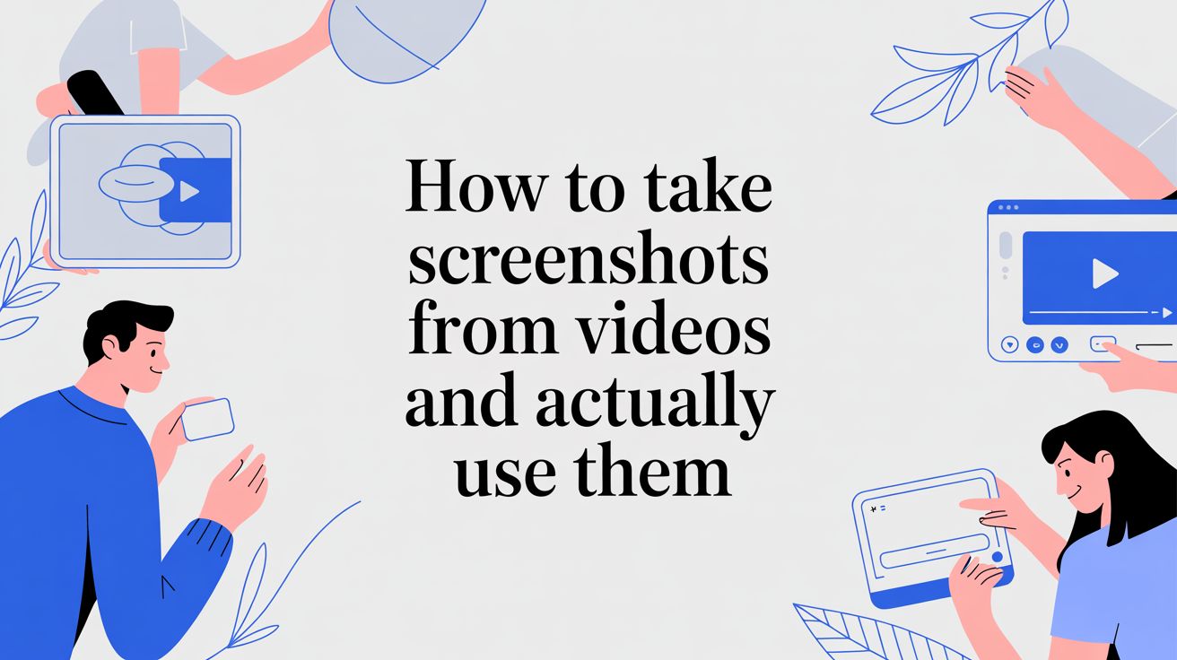 How to Capture and Organize Video Screenshots for Notes | HoverNotes