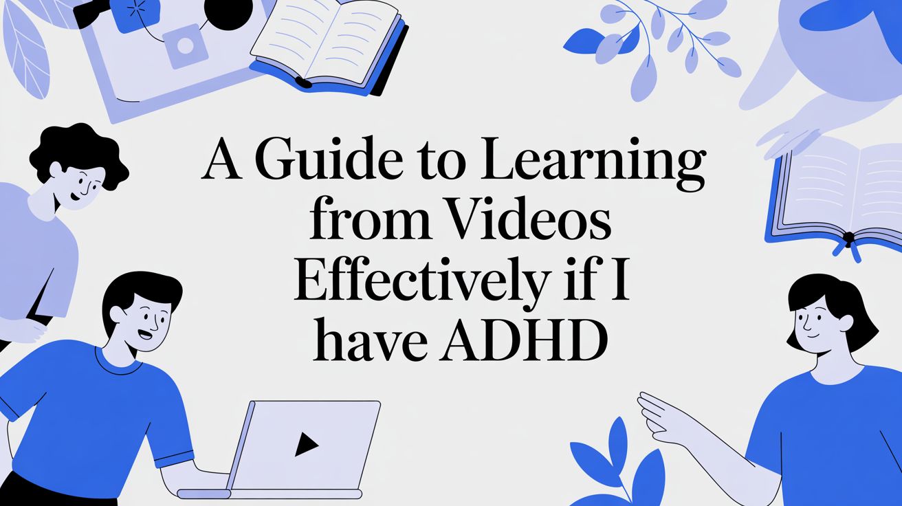 A Guide to Learning From Videos Effectively If I Have ADHD | HoverNotes ...
