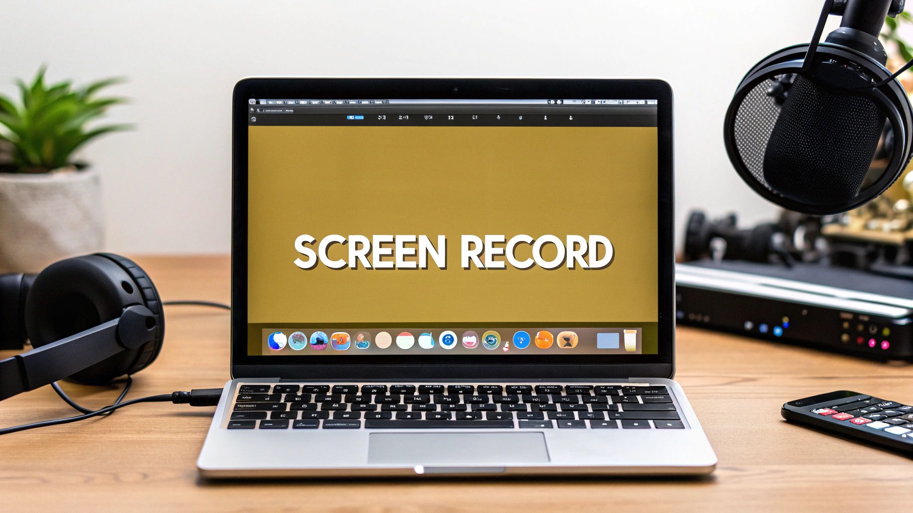 How to Screen Record on a MacBook Air or Any Mac — 2026 - Screen Charm