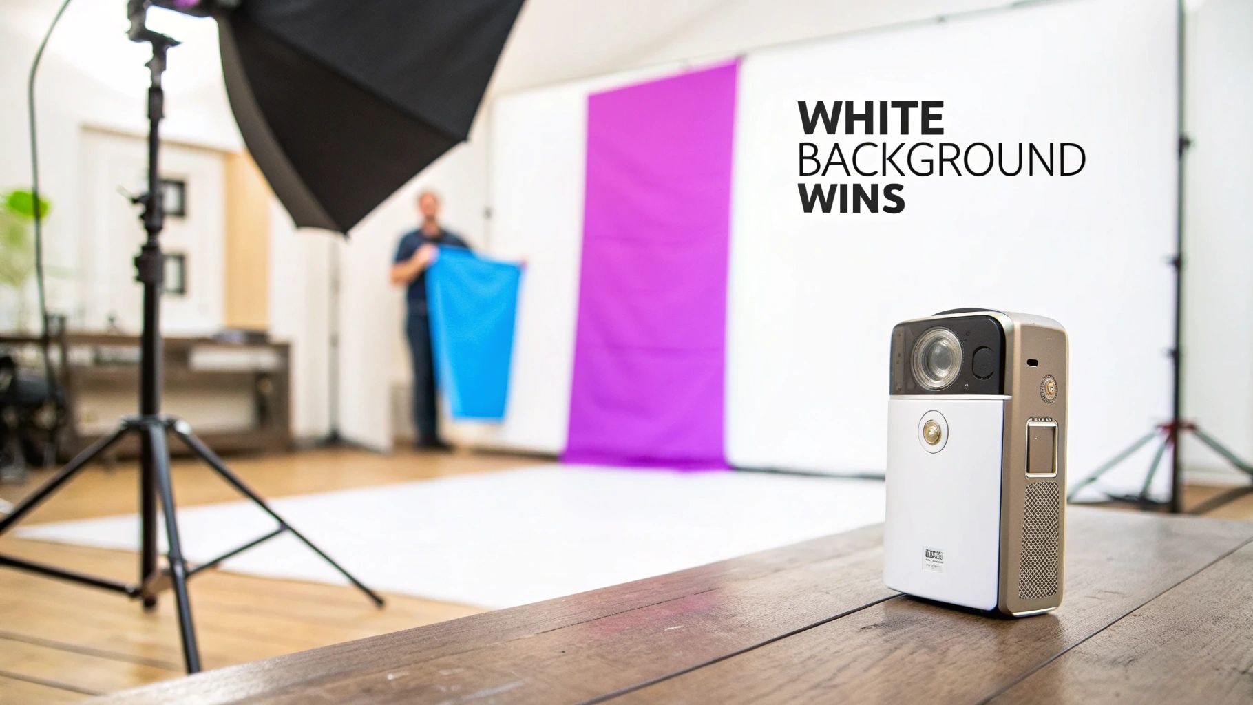 How to make background white instantly