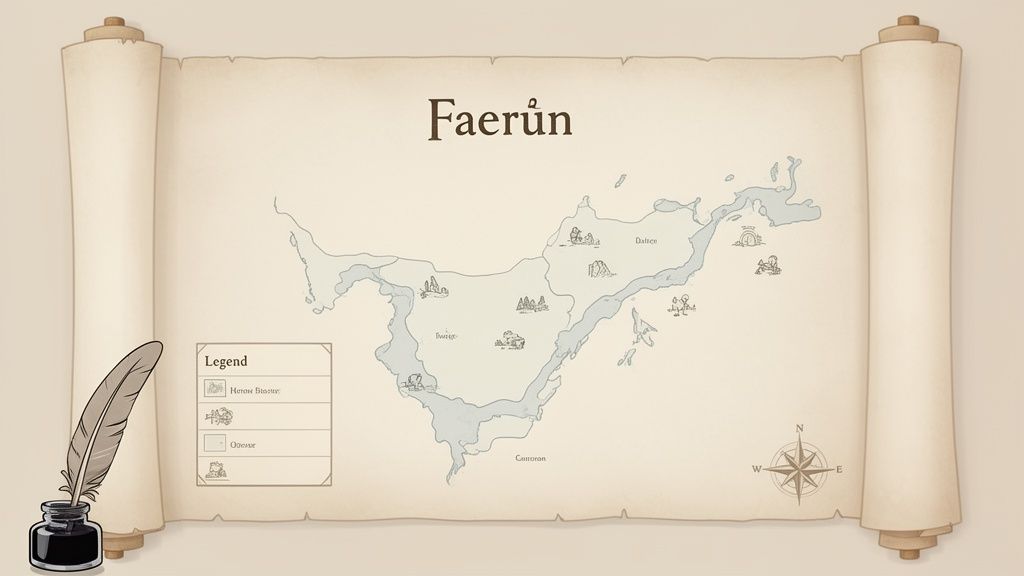A Dungeon Master's Guide to the Map of Faerun 5e - TerraClash™