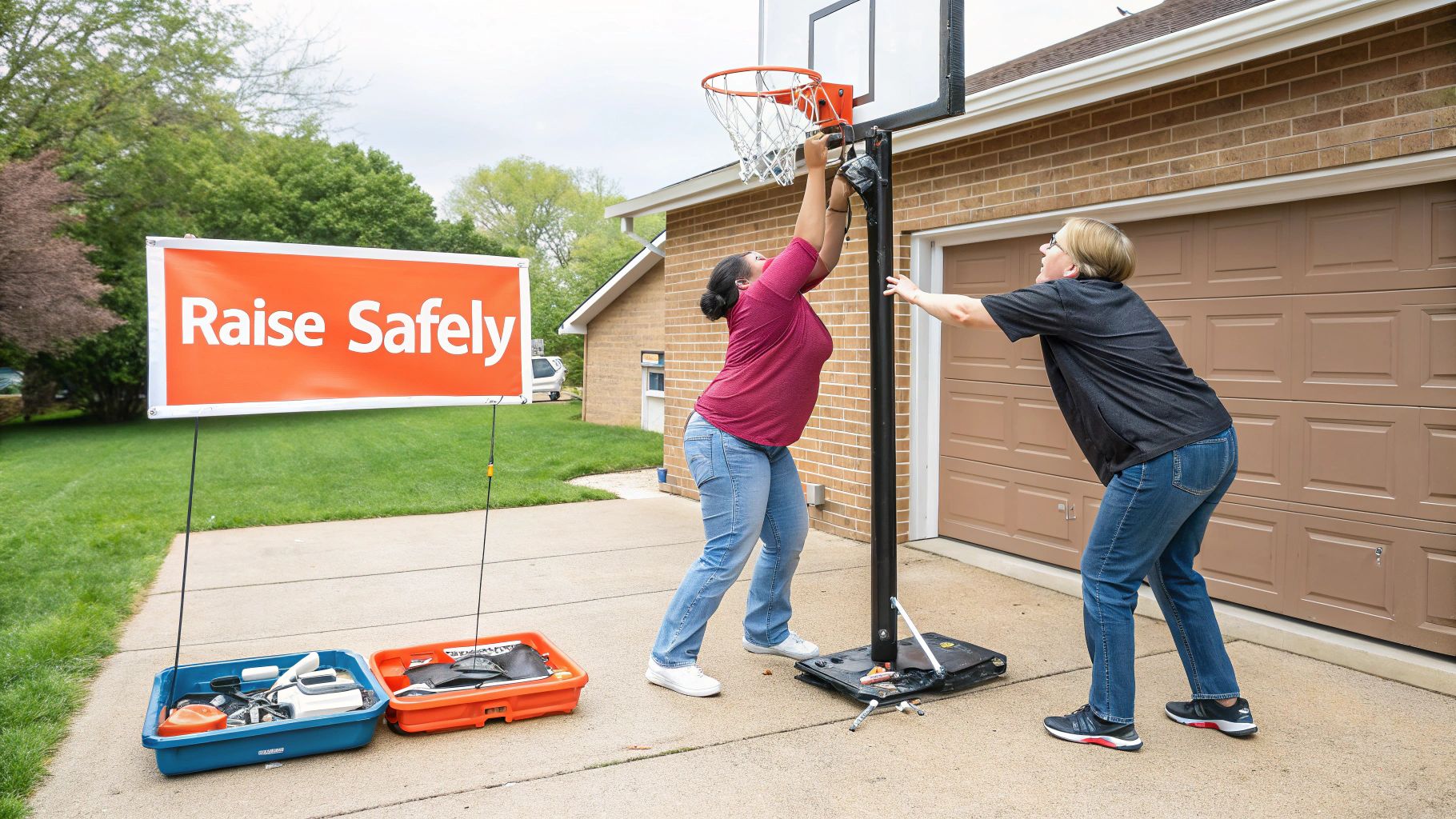 how to install an in ground basketball goal: quick guide | Assembly Smart
